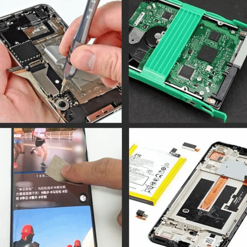 Silver EMI Shielding Conductive Cloth Tape For LCD Mobilephone Repair